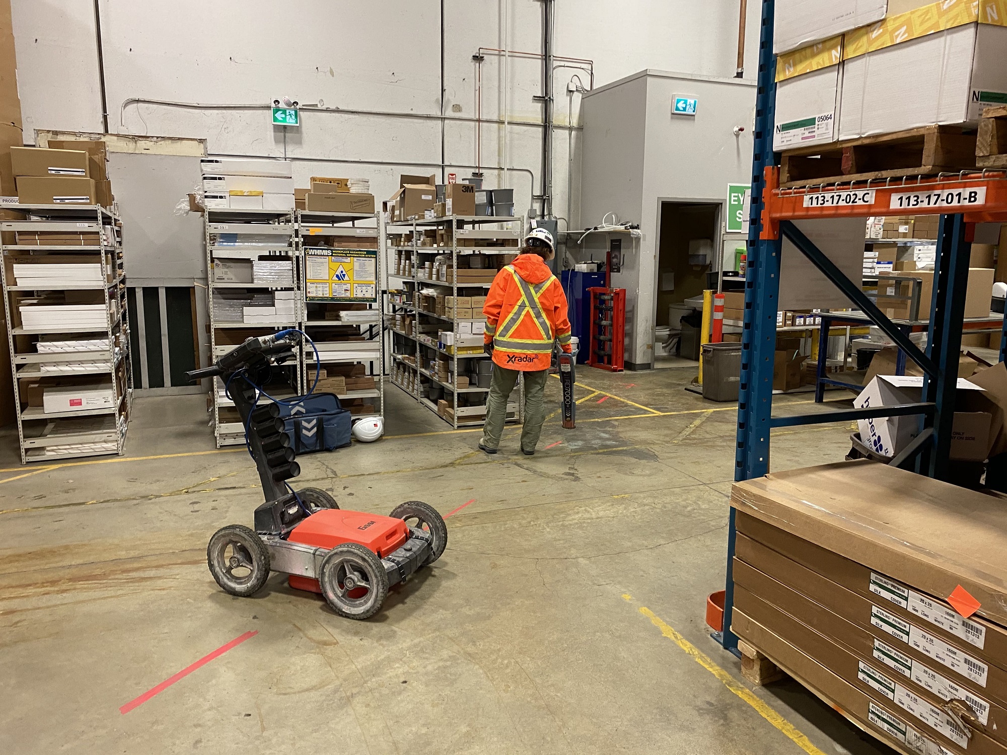 Indoor Sub-Slab Utility Locate & Plan - GeoScan